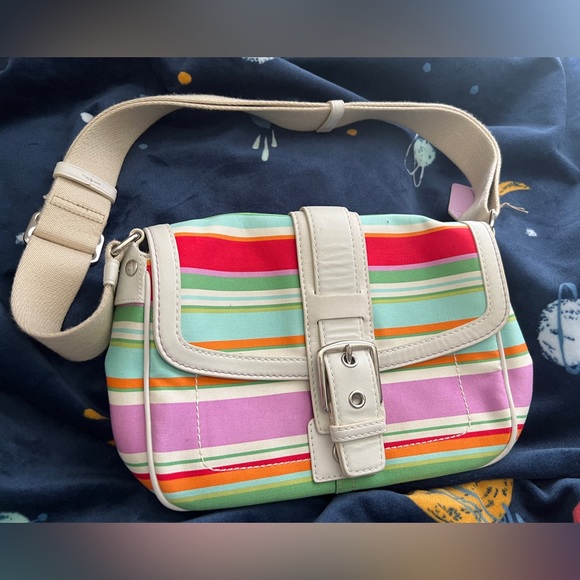 Coach | Bags | Vintage Coach Multi Colored Shouldercrossbody Vintage ...
